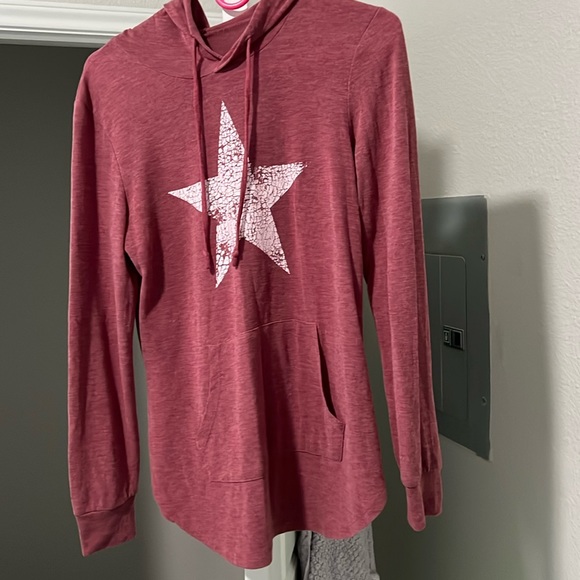 Target | Tops | Target Light Subtle Red Hoodie | Poshmark
